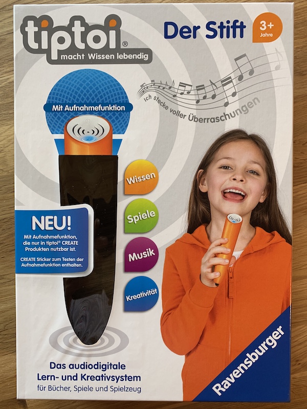 tiptoi®-CREATE – Der Stift- 3. Generation von Ravensburger - Anleitung